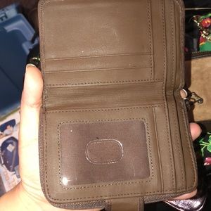 Fossil | Bags | Leather Mini Wallet | Poshmark